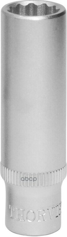 Головка торцевая глубокая 12-гранная 1/4DR, 10 мм THORVIK S11S22100 THORVIK арт. S11S22100