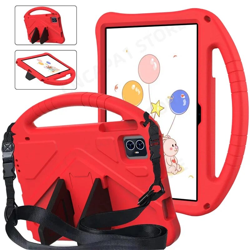 Противоударный чехол для планшета Digma Optima 1415D 10.1", EVA Case with Strap-RD