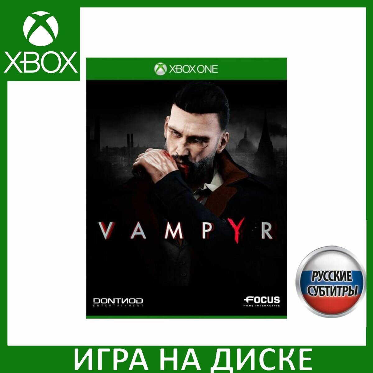 Игра Vampyr Xbox One Русская Версия Диск на Xbox One