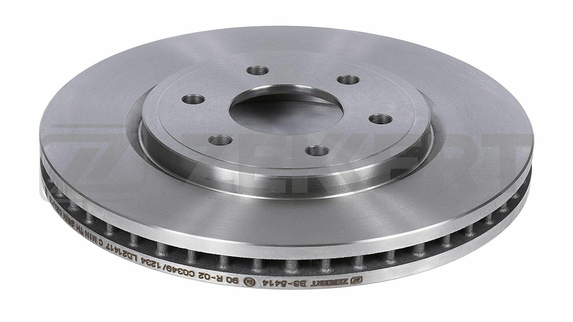 Диск тормозной передний для Ниссан Навара Np300, Патфайндер 3, Ван 3, Икстерра BS-5414 ZEKKERT