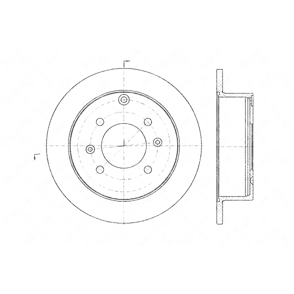 STELLOX 6020-3412-SX (58411 3C000 / 58411-34110 / 58411-38300) диск тормозной задний\ Sonata (Соната) 2.0-2.5 (Комплект 2 штуки)