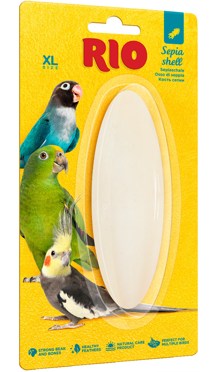 RIO SEPIA SHELL XL кость сепии для средних и крупных попугаев 25 гр NEW 1 шт