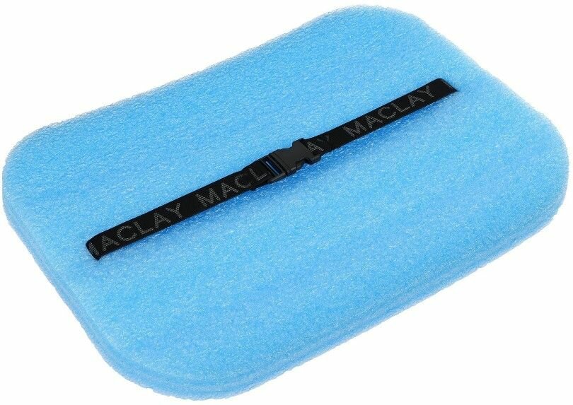 Коврик-сиденье с креплением на резинке, туристическая сидушка пенка для походов, кемпингов и пикников, сохраняет тепло и отталкивает влагу, 40х27х2.5 см, цвет микс