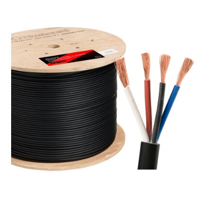 Кабель акустический с катушки Bi-Wire Novacord Speaker 4x4 FRNC-C 500DW, 1 м