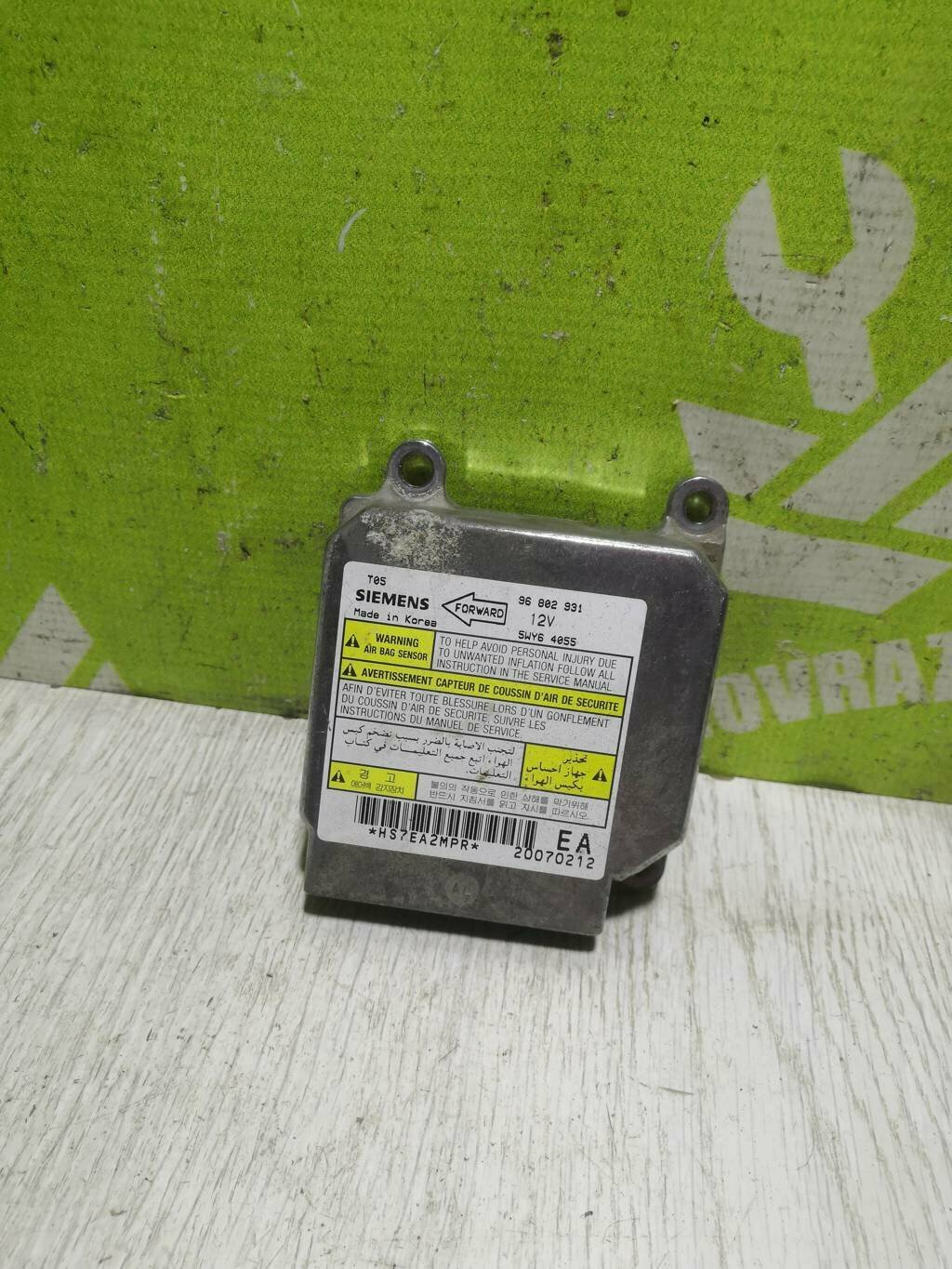 Блок управления AIR BAG Chevrolet Lanos 2004+