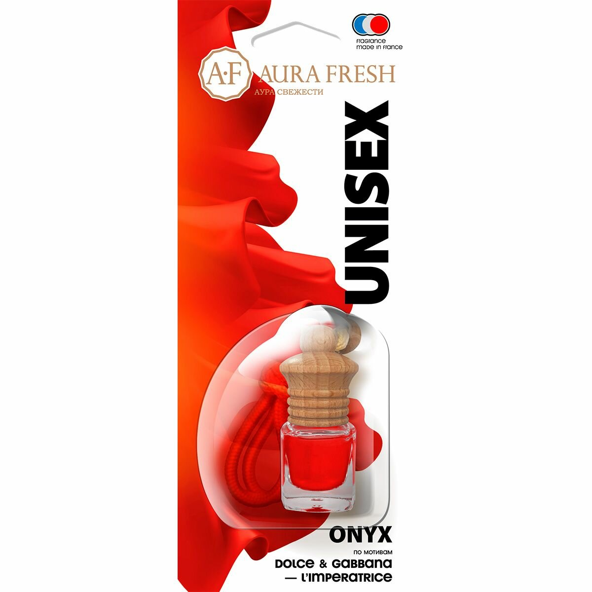 Ароматизатор подвесной UNISEX Onyx (розовый перец, жасмин, мускус) 6 мл