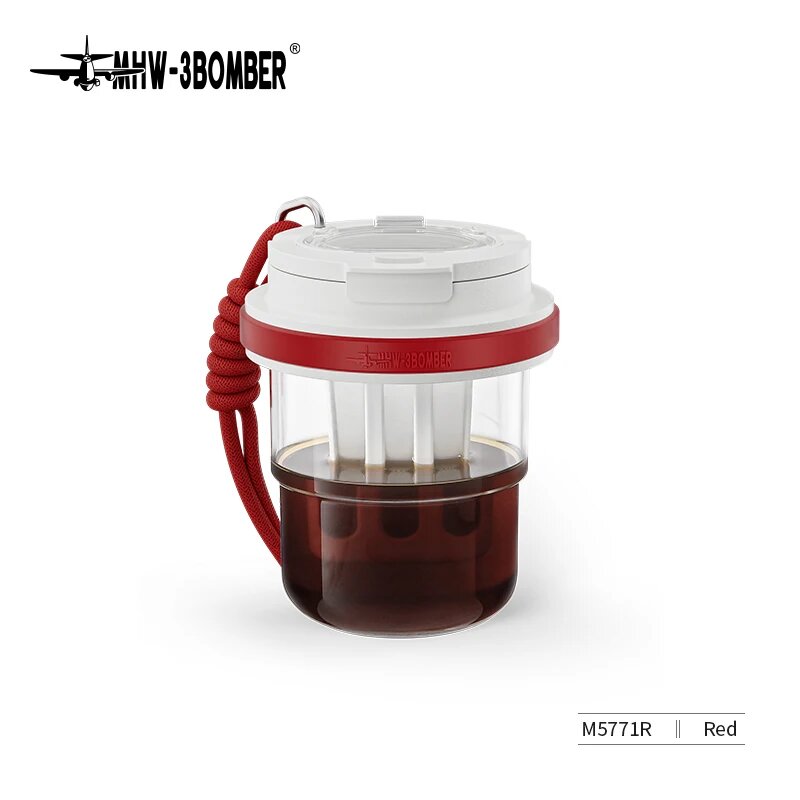 MHW-3BOMBER Портативная кофеварка для холодного приготовления 530 мл Red