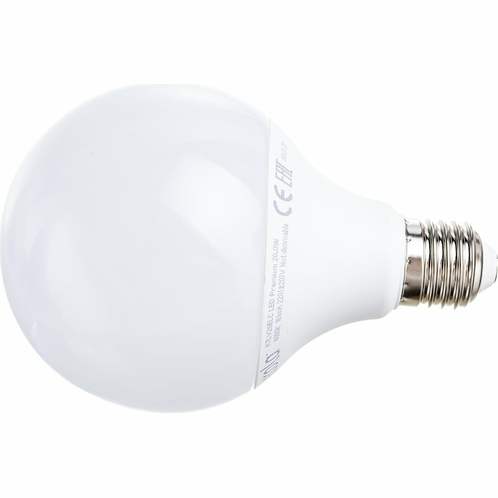 Светодиодная лампа Ecola globe LED Premium 20,0W G95 220V E27 4000K 320 шар композит 140x95 K7LV20ELC