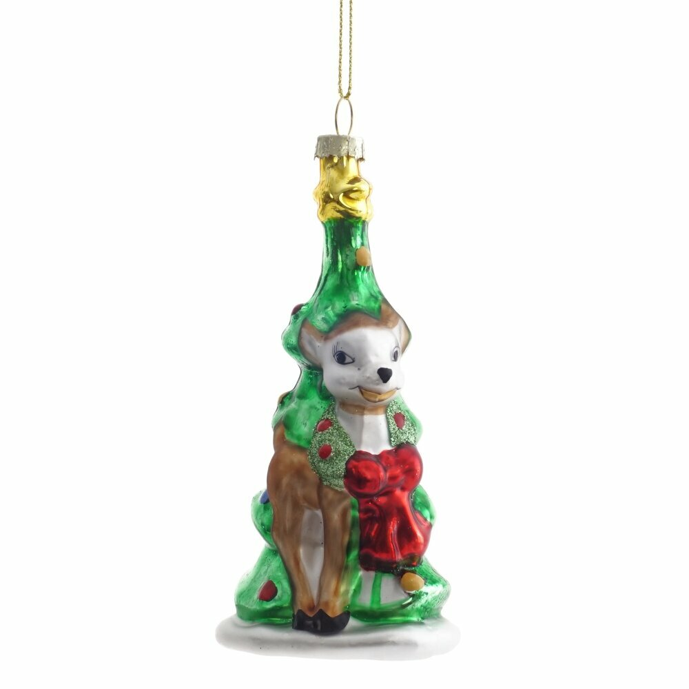 Украшение новогоднее "Рождественский гость" 6,5х5х14