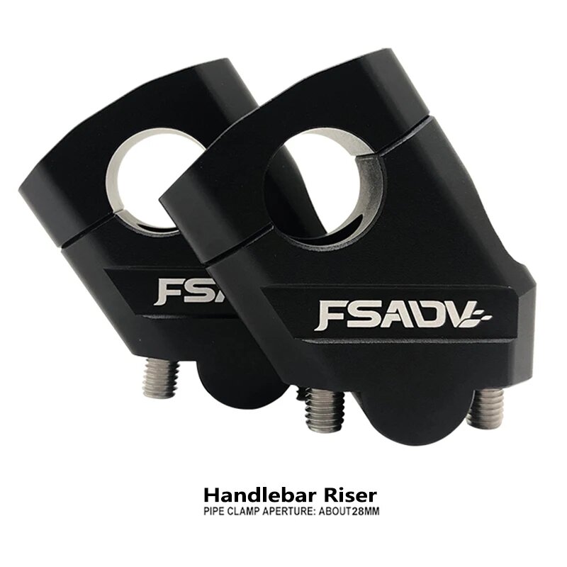 28 мм 1 1/8 "подставка для руля Fat Bar Mount стояки для Honda CB1000R CB650R CB500X CB500F CBF125NA CBF300NA VFR1200X CTX700 1300 28mm Black