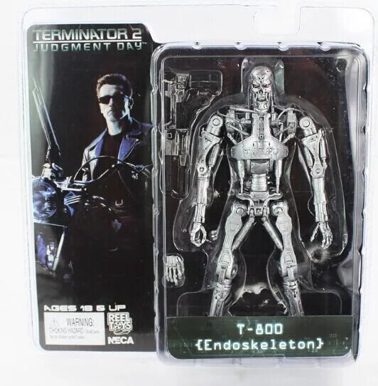 NECA Терминатор T-800 Эндоскелет, Серый, Endoskeleton A