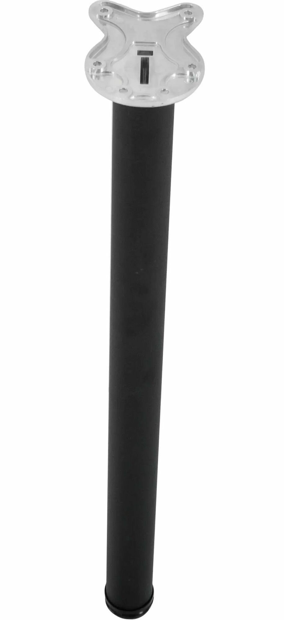 Складная мебельная ножка 82 см, с основой из специальной прочной стали в темном оттенке. Стильная лаконичная деталь станет завершающим штрихом в дизайне вашей мебели