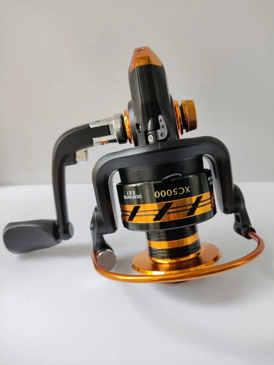 Рыболовная катушка FISHING MASTER XC5000, безынерционная, лесоёмкость 0,30/0,35/0,40, 8 подшипников