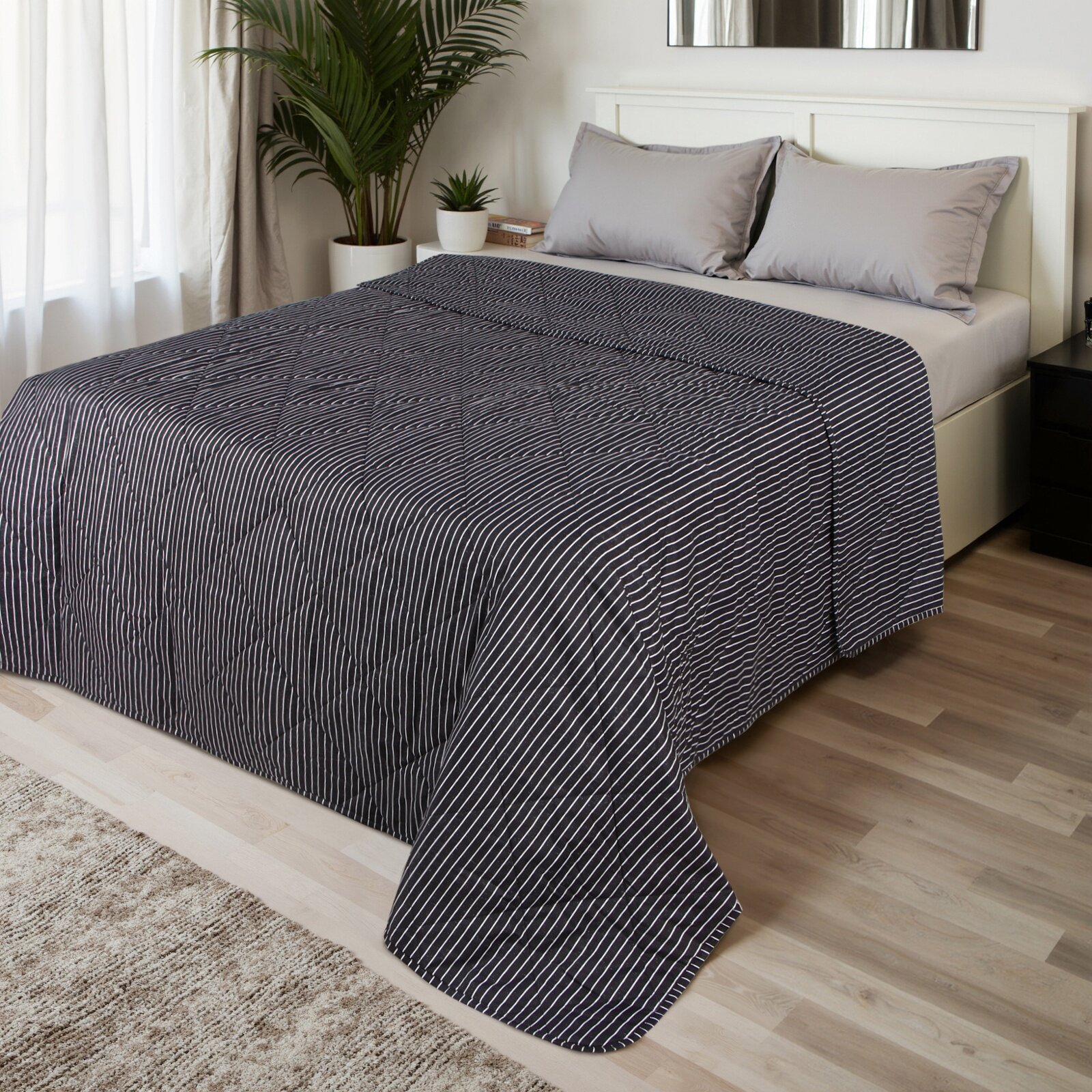 Покрывало LoveLife евро макси Striped 240*210±5см, новосатин, 100%п/э, 10290763