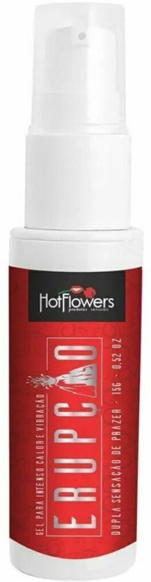 Согревающий гель для клитора Eruption с вибрацией и покалывающим эффектом 15 г