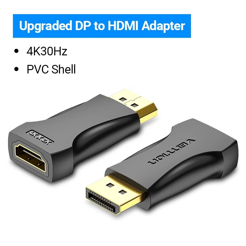 Конвертер DisplayPort в HDMI Vention 4K Upgrade - 4K