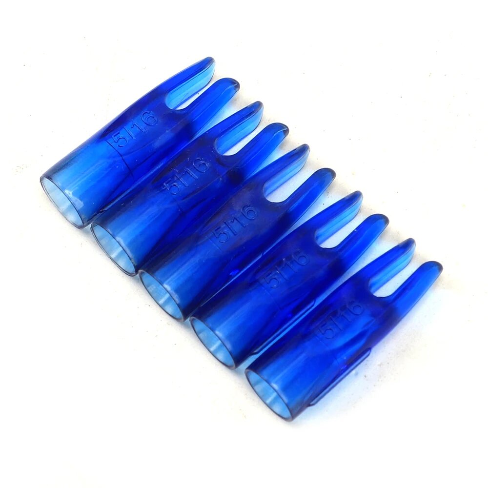 Держатели для стрел из лука, 5/16", 8 мм, 50 шт. Синий, Blue 50pcs