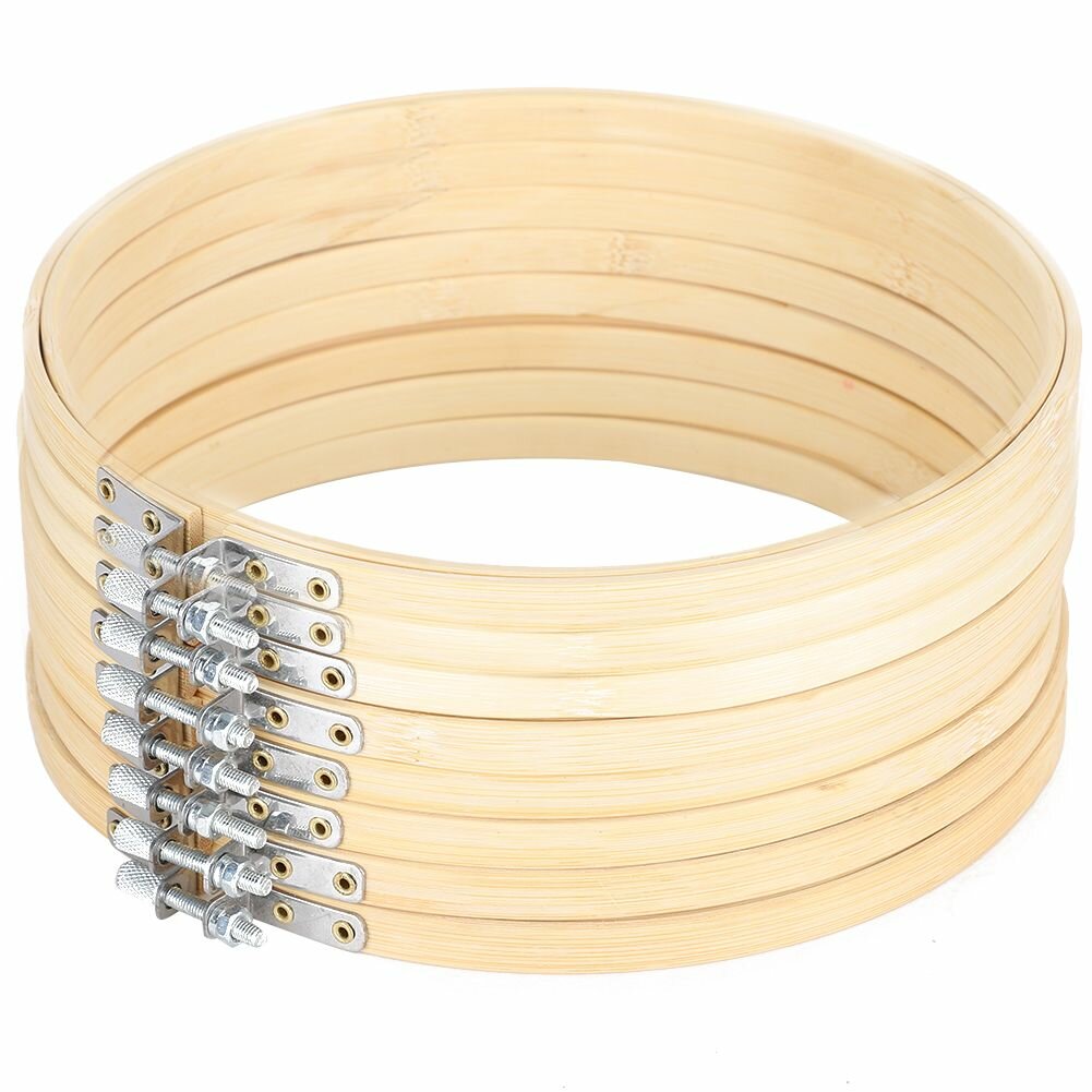 Регулируемый круг для вышивки крестиком, деревянные обручи для вышивания, 8x20 см и 6x26 см