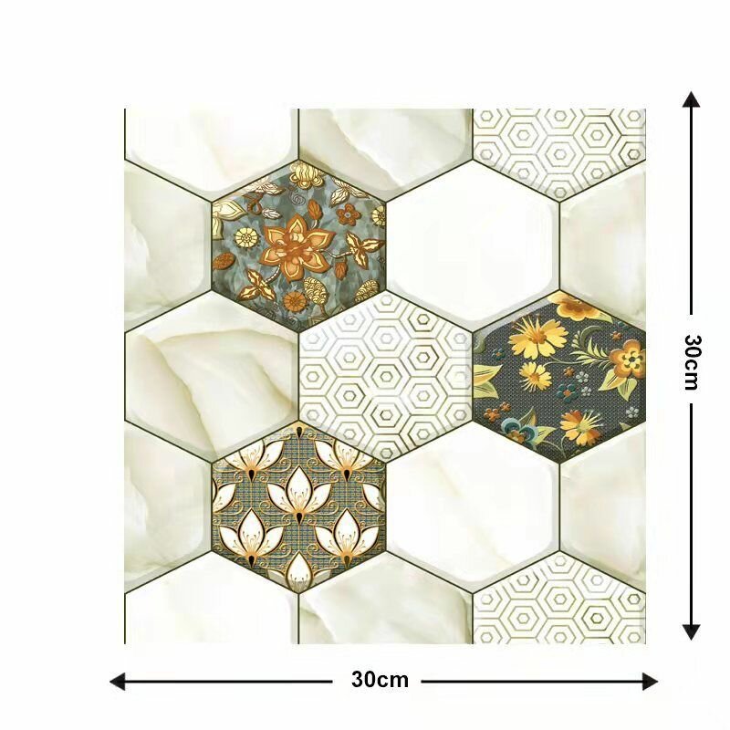 Панели (комплект 10 шт) самоклеющиеся для стен декоративные, 3D, мягкие 30х30 см, толщина 3 мм, Материал ПВХ, водонепроницаемый
