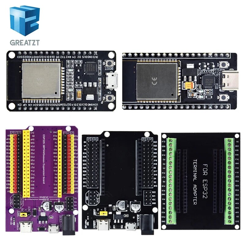 ESP32 Expansion Board 38PIN, ESP32 Adapter 38P — фото 1