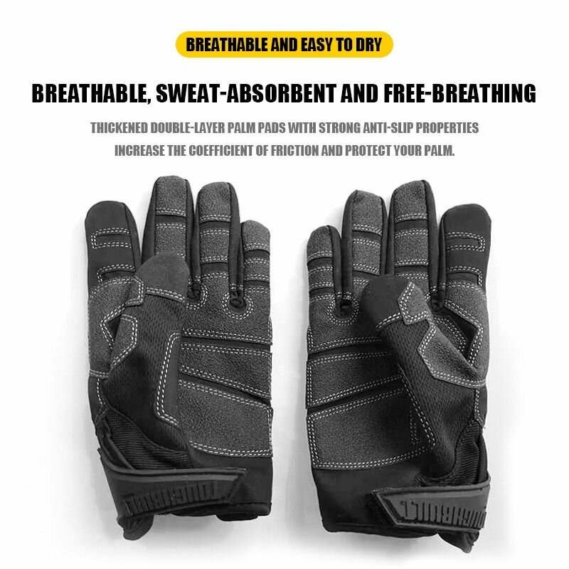 TOUGHBUILT Износостойкие рабочие перчатки из супермикрофибры TB-G03-L