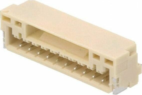 Разъем JST SM10B-GHS-TB(LF)(SN) Гнездо провод плата "папа" GH 1,25мм PIN 10 SMT 50В 1А 1 шт