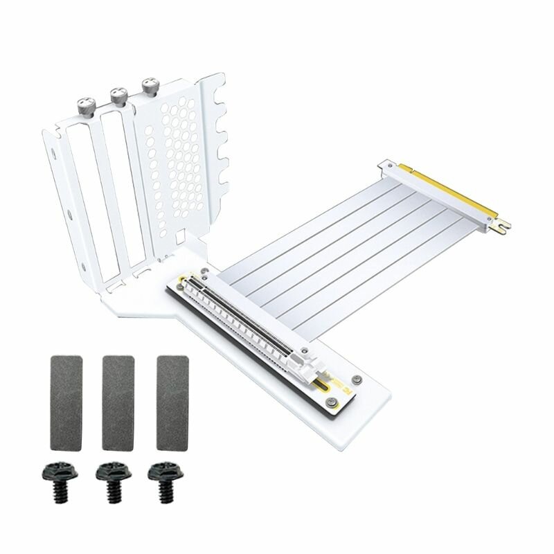 Универсальный вертикальный держатель PCIE 3,0 4,0 x16, комплект Riser ATX Matx, чехол для видеокарты VGA, поддержка рулевого кронштейна