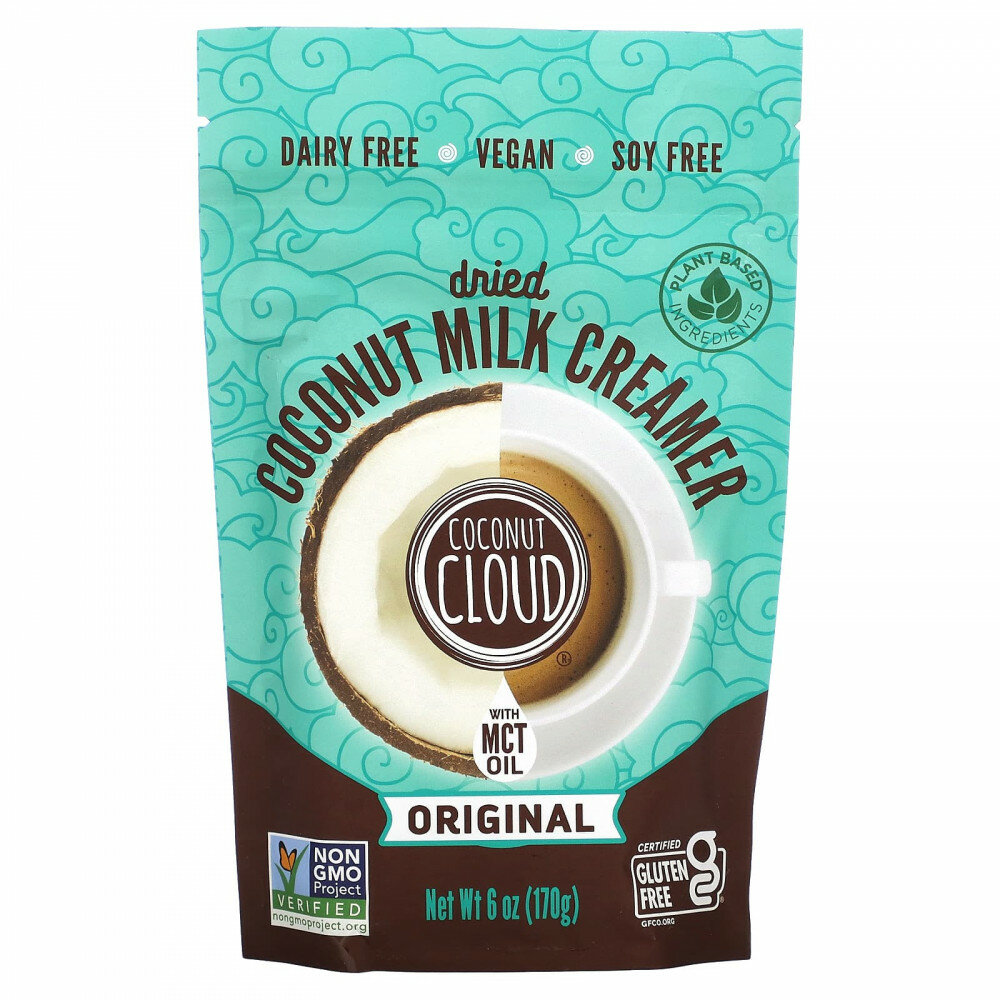 Coconut Cloud, Сливки на сухом кокосовом молоке, оригинальные, 170 г (6 унций)