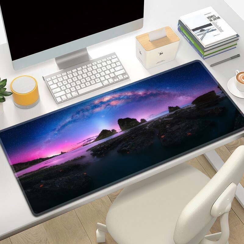 Коврик для мыши Liangcaida "B30-Чудесная ночь", нескользящий, 1000x500 мм