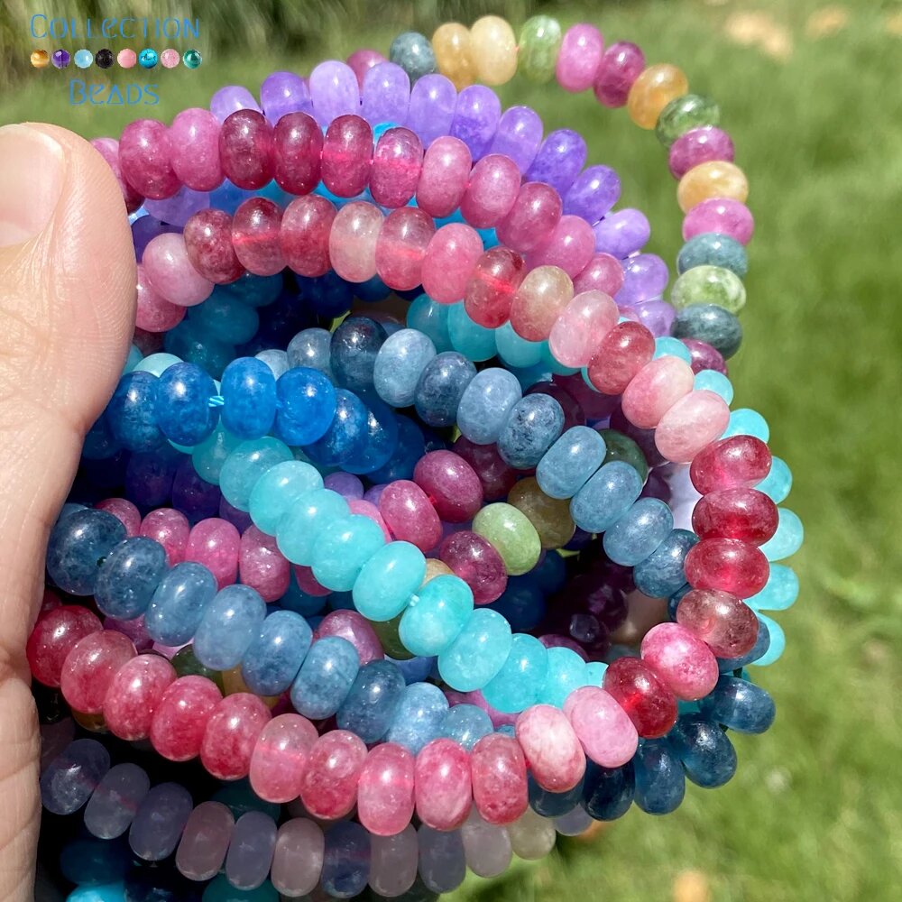 Бусины Amazonite 5x8 мм — фото 1