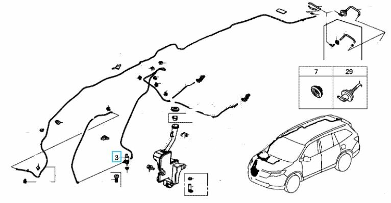 Двигатель В сборе, омыватель ветрового стекла (Оригинал)