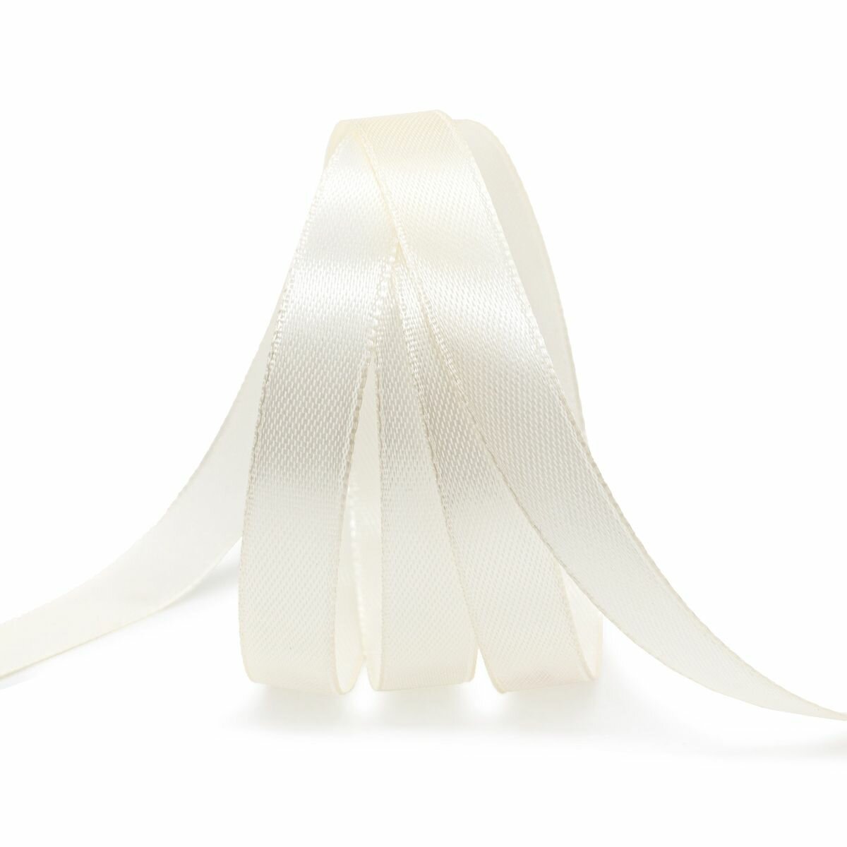 Лента атласная 1,2см*22,86м (аналог 411004) (047 молочный)