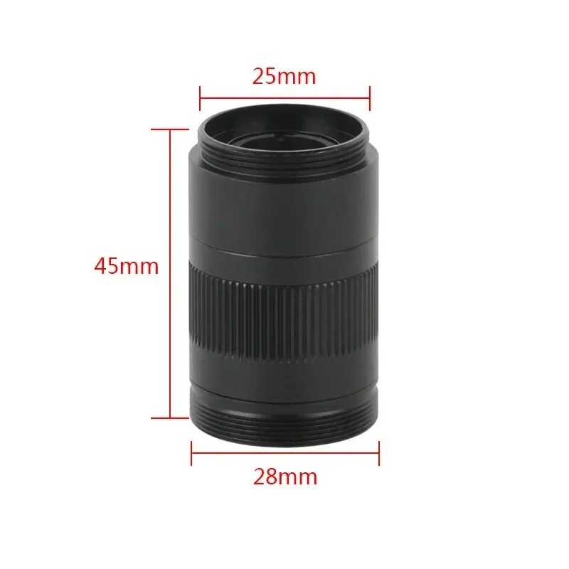 Объектив для микроскопа Eakins 80X, 25мм, 28мм, 45мм
