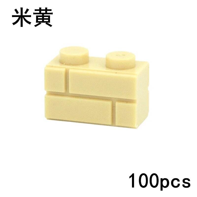 Кирпичики Lego Beige 100шт