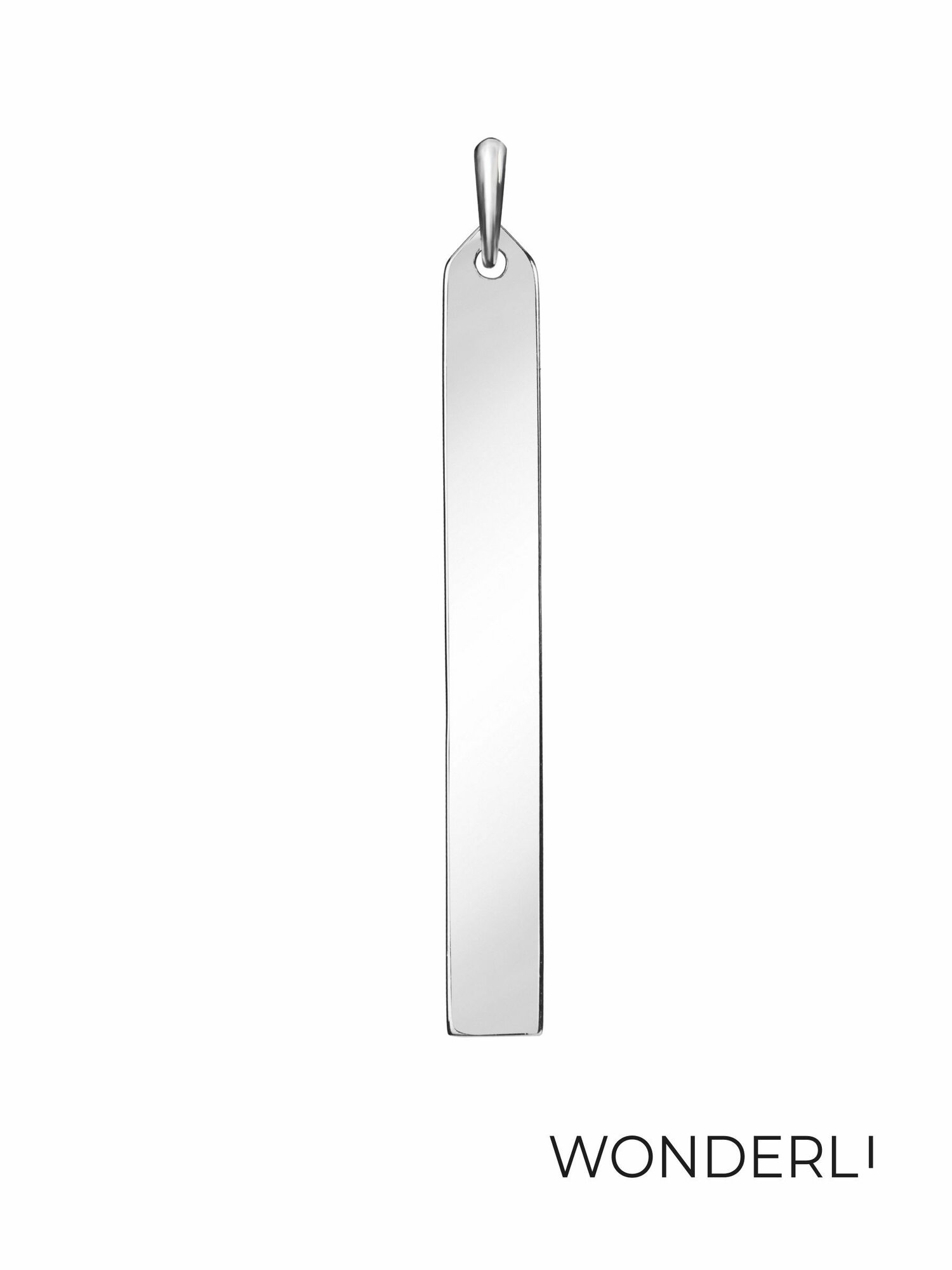 Подвеска, серебро, 925 проба, родирование