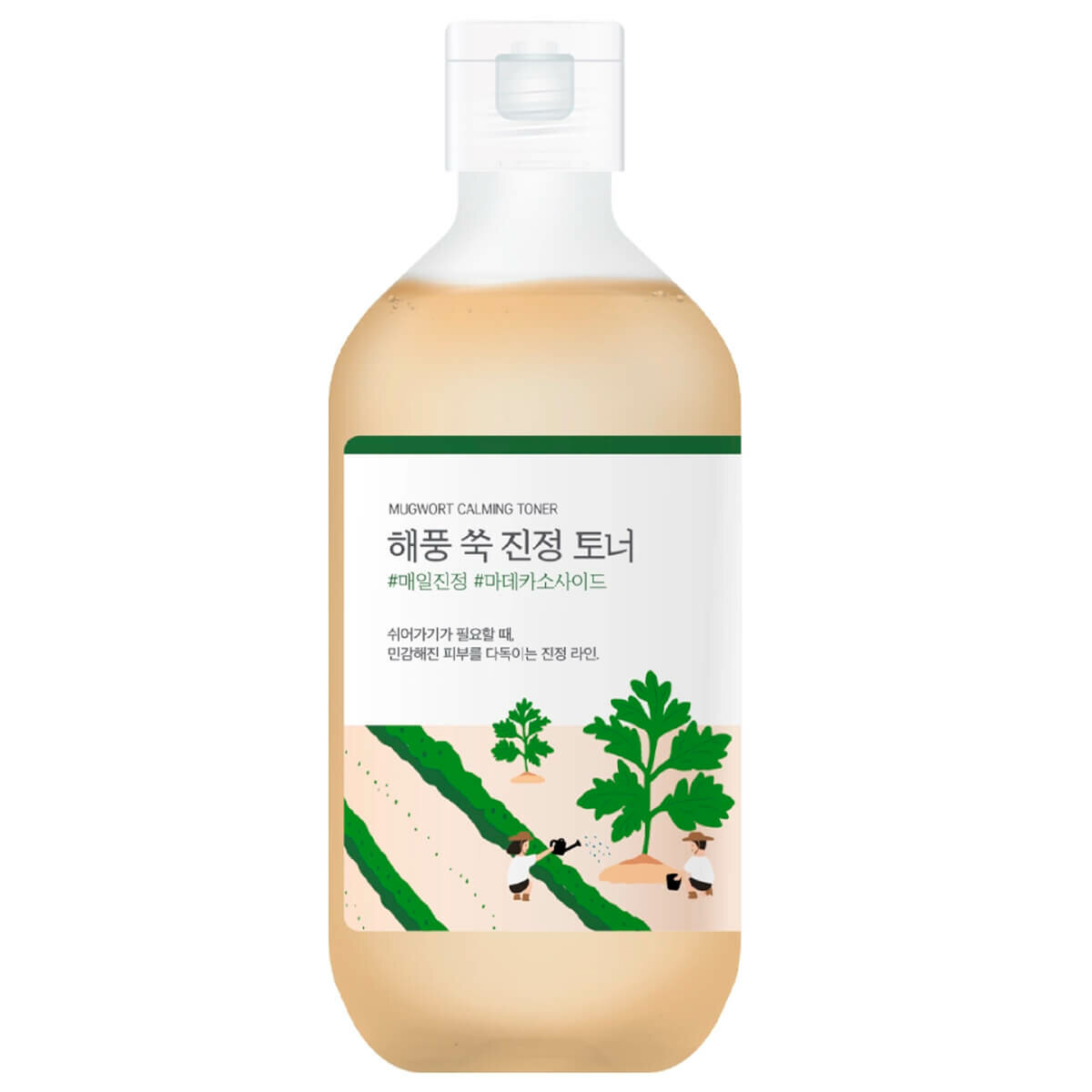 Успокаивающий тоник с экстрактом полыни Mugwort Calming Toner, 300 мл, ROUND LAB