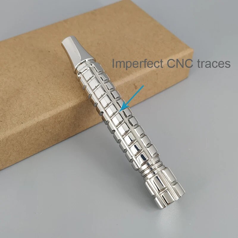 Ручка для безопасной бритвы Dscosmetic Spiral 316 из нержавеющей стали Thor 316L stainless