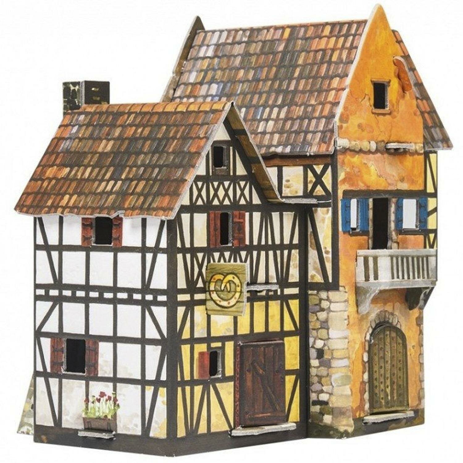 Конструктор картонный Умная Бумага "Пекарня", Односторонняя печать (243-01)