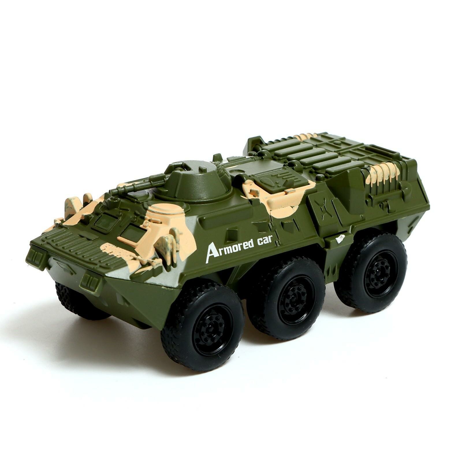 Машина металлическая ЛАС играс "Армия", инерционный механизм, от 3 лет