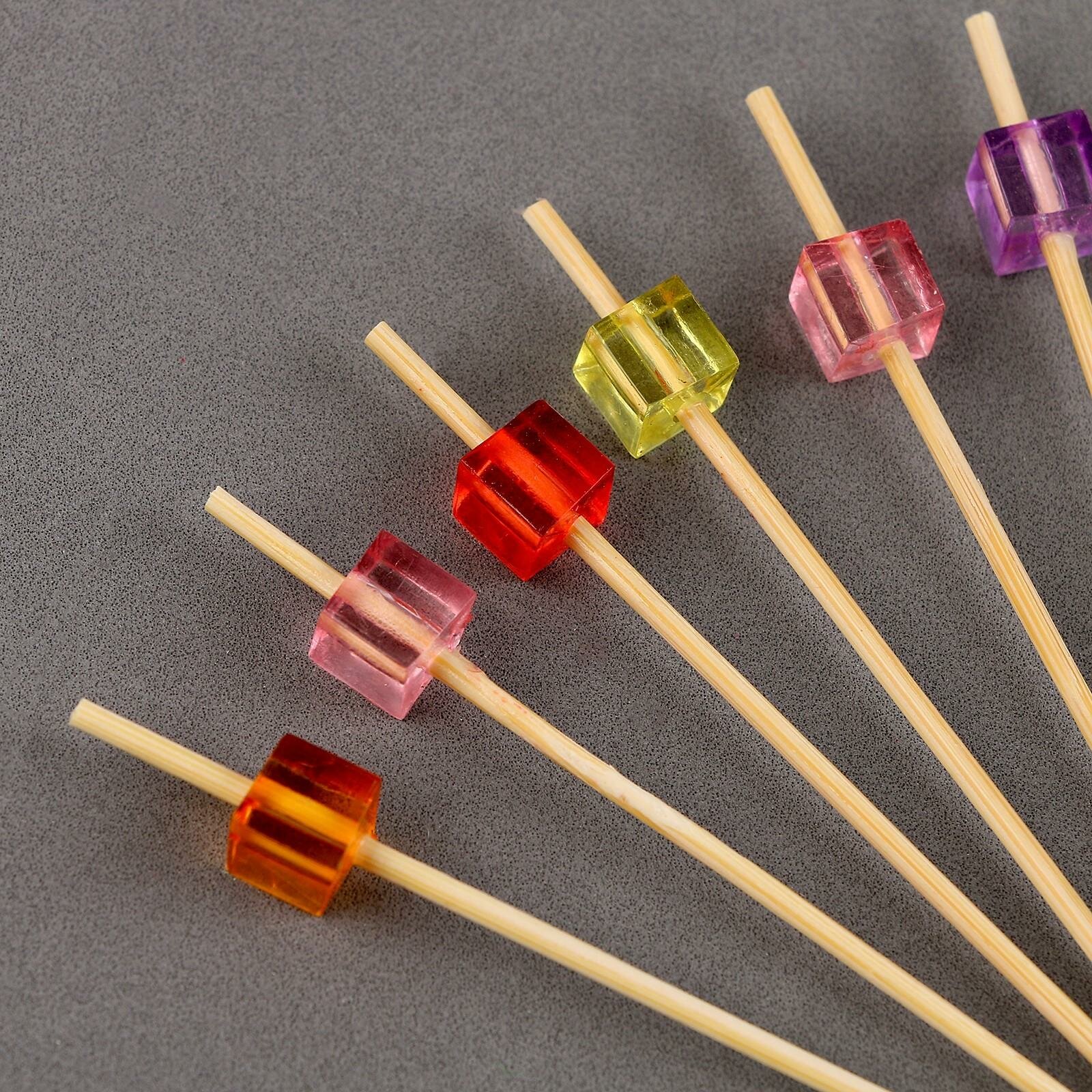 Шпажки Страна Карнавалия "Кубики", в наборе 12 шт, разноцветный