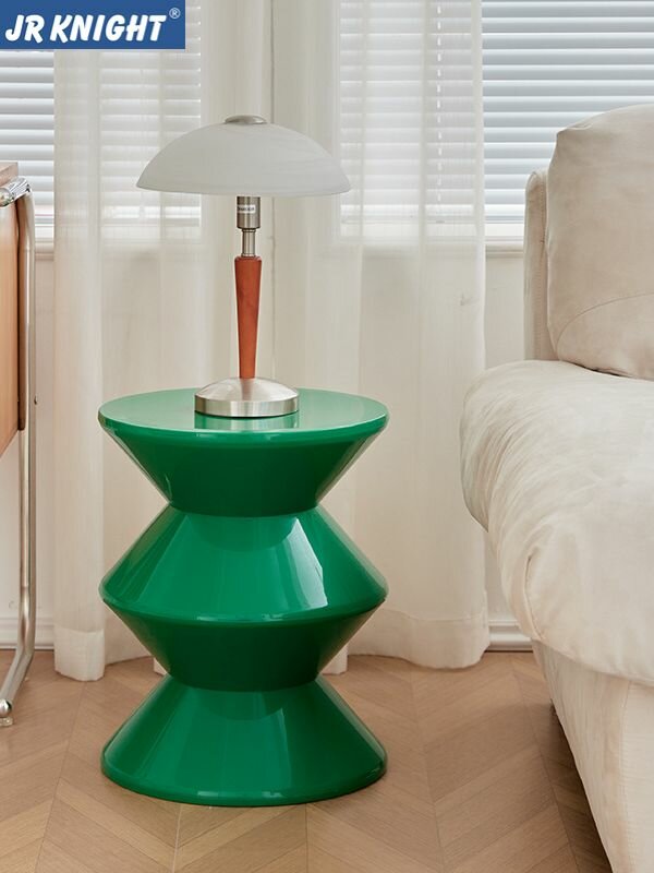 Пластиковый табурет с креативным дизайном в форме песочных часов, 36x45 см