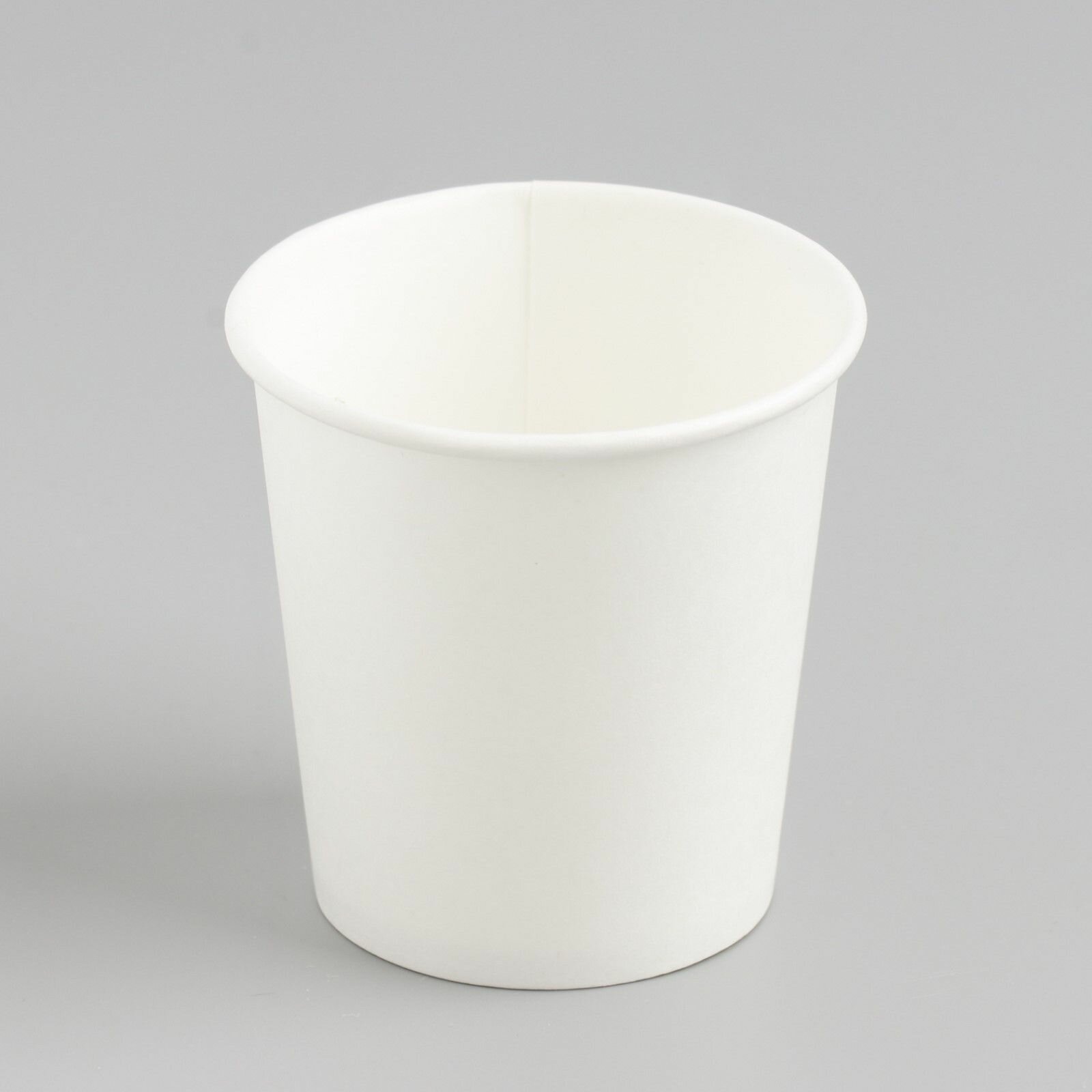 Стакан бумажный одноразовый Белый 100 мл, 150 шт