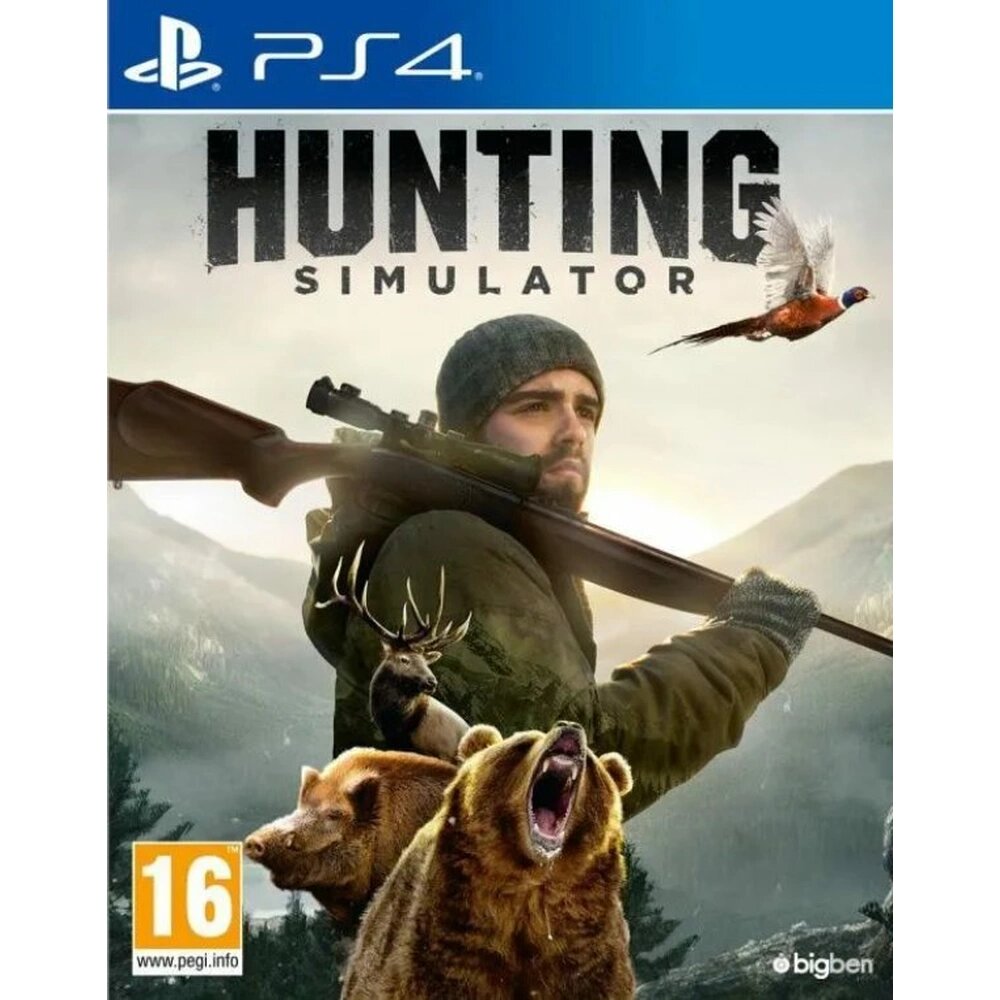 Игра Hunting Simulator (PS4, русская версия) Expansive Worlds Blu-ray диск 16+