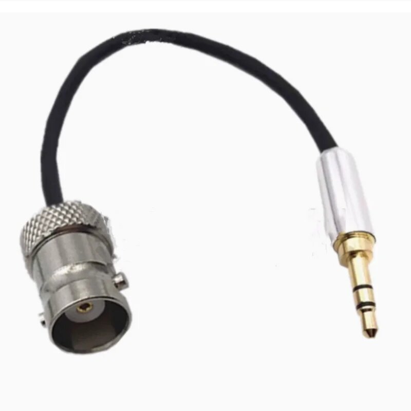 Кабель RG174 HERKOMYOU 3,5 мм - Q9 BNC 0.1m, RG174-3.5MMM-BNCF