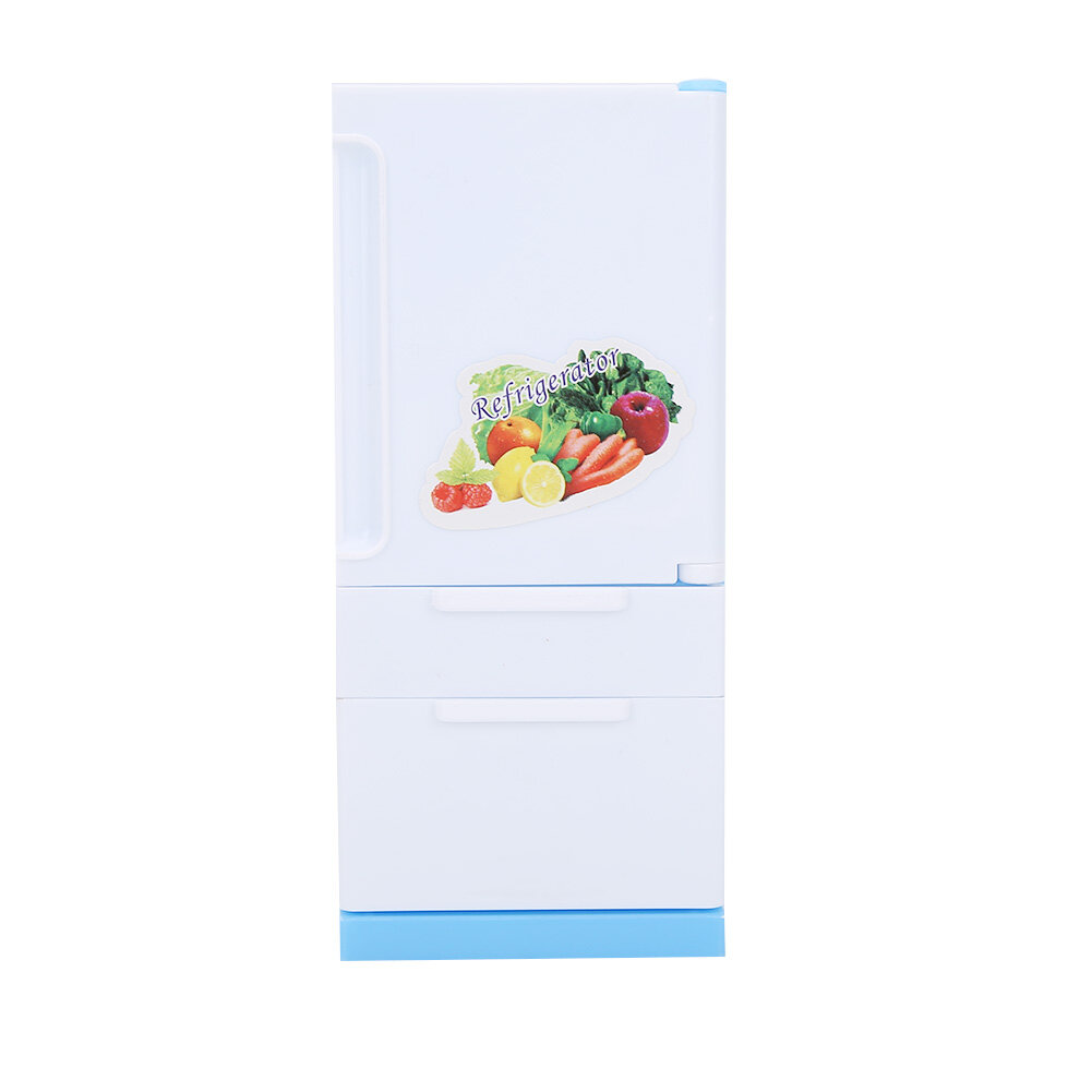 Мини-холодильник для кукол, мебель для кукольного домика, имитация холодильника для игрушечных кукол, детская игровая кухонная техника