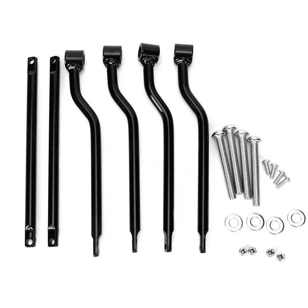 Универсальный кронштейн для крепления боковой сумки на мотоцикле, опорные стержни