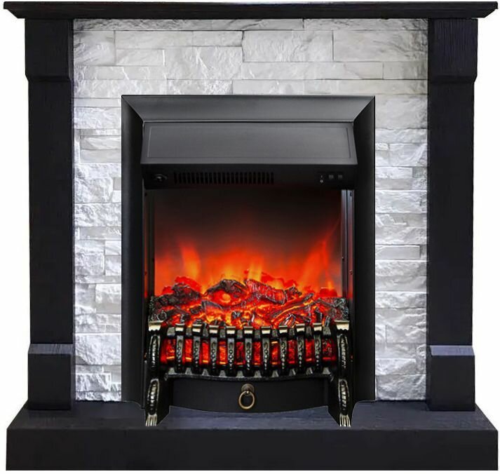 Камин электрический лидеркамин Моника BL M2 с очагом Fobos (электрокамин)