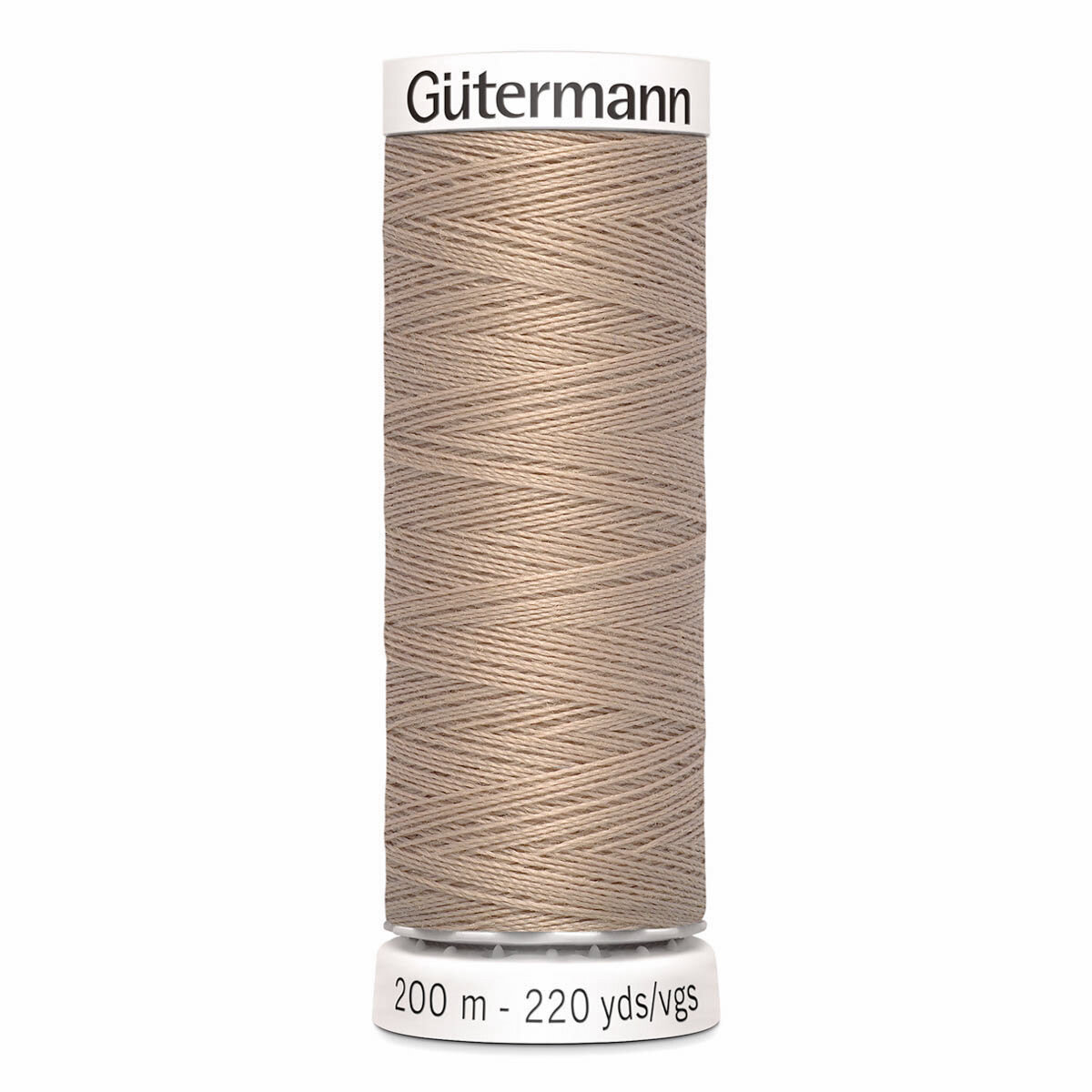Нитки швейные для всех материалов Gutermann Sew-all, 200 м (215 тёмный кремово-бежевый), 5 шт