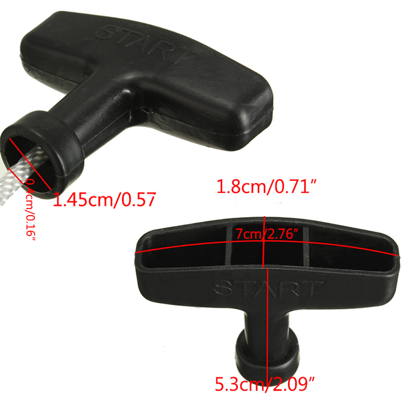 Новая Универсальная Ручка Стартера Генератора длиной 1,2 м Без Крышки, Тянущий Шнур, Трос