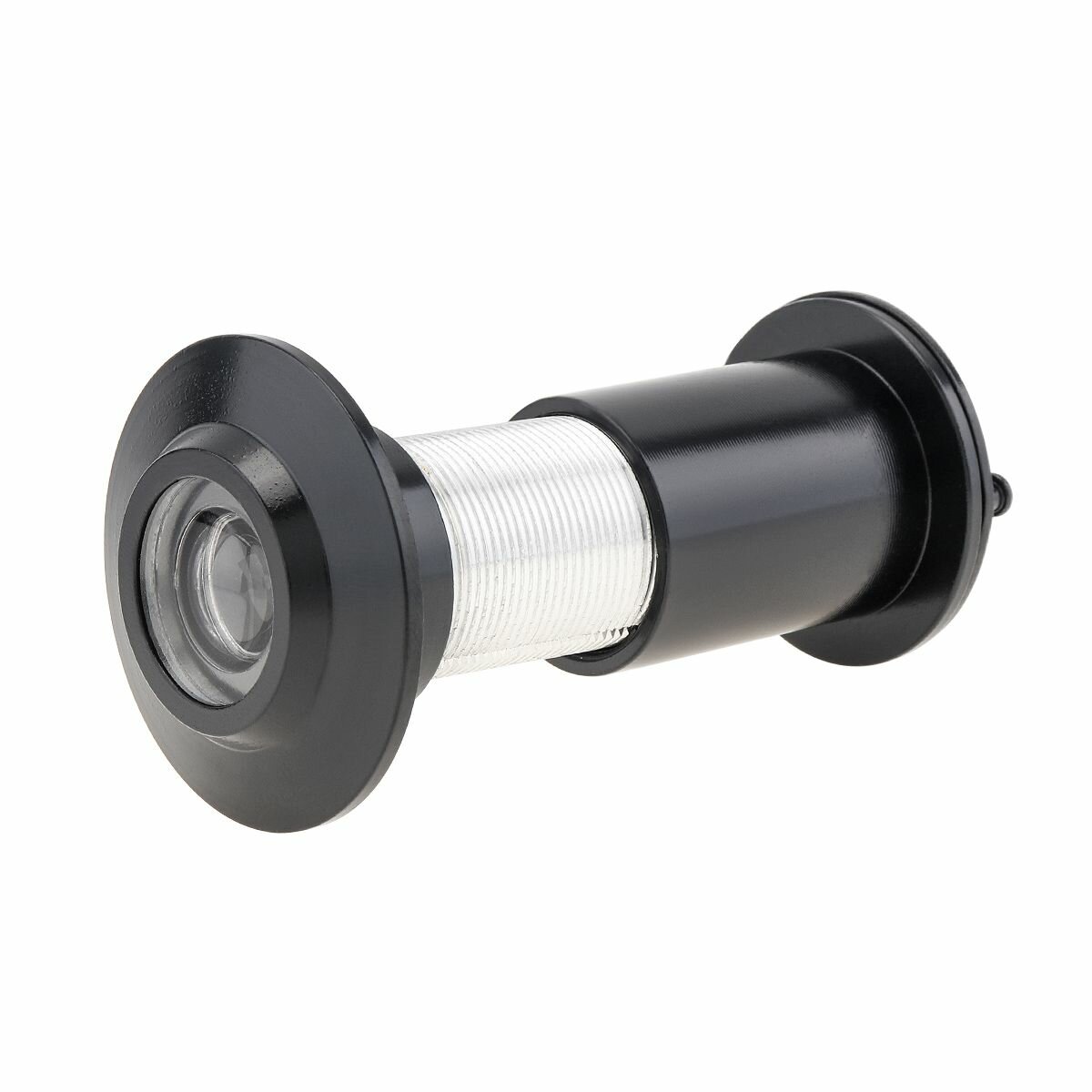 Дверной глазок из сплава 200 градусов с поворотной защитной крышкой для дверей толщиной от 1,8 до 3 дюймов.